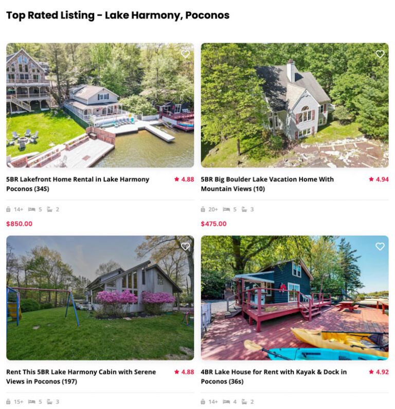 Top 13 Pocono Lake House Rentals (With Availability)