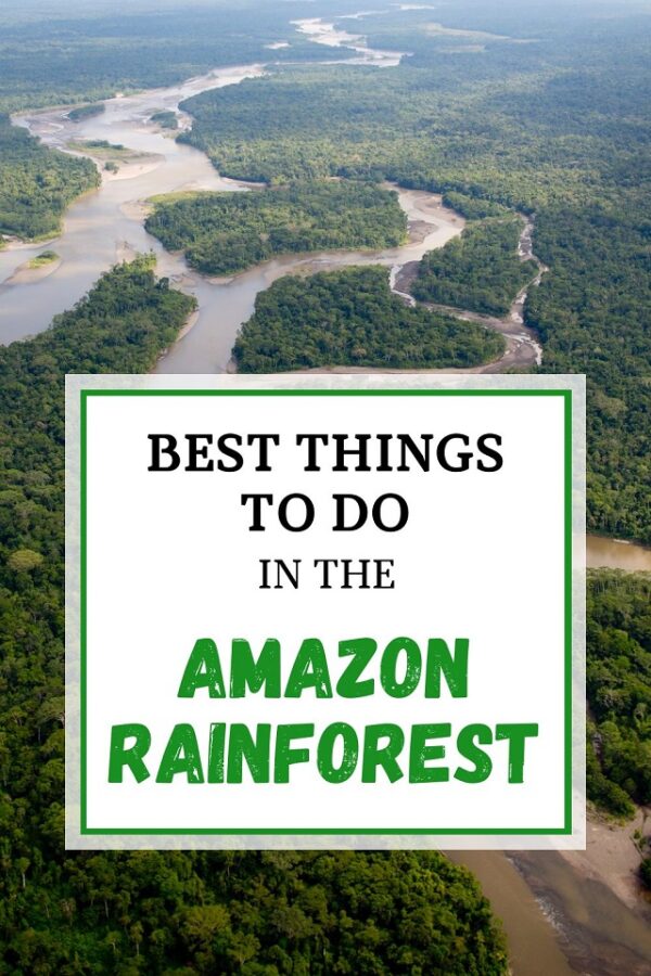 12 WONDERFUL Things to Do in the Amazon Rainforest