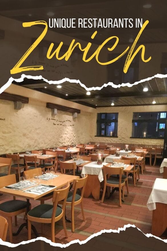 21 Best Zurich Restaurants That Prove Swiss Food Goes Beyond Fondue ...