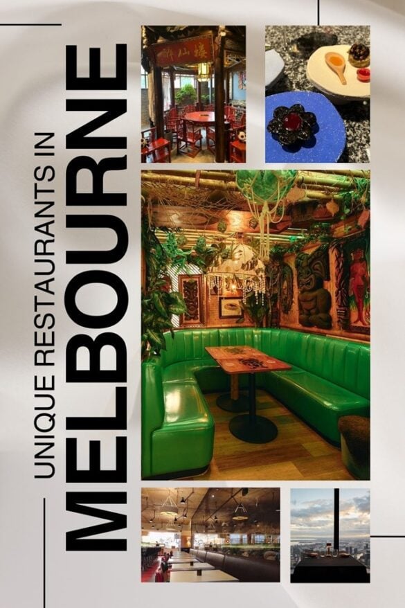12 Unique Restaurants in Melbourne: Fun + Unusual Eateries Unveiled