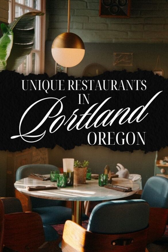 21 Quirky & Unique Restaurants in Portland, Oregon