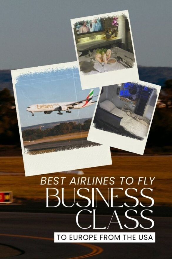 11 Airlines to Fly Business Class to Europe From the USA (Ranked)
